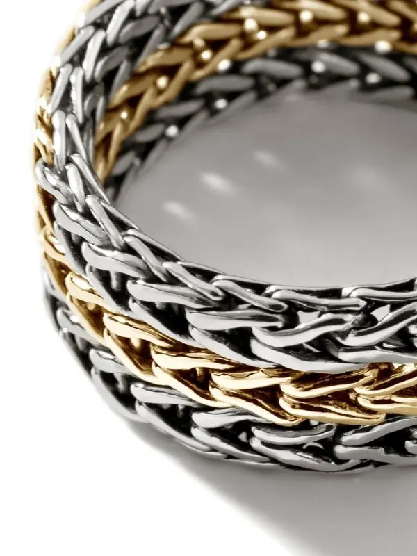 John Hardy 18kt Yellow Gold Classic Chain Band Ring