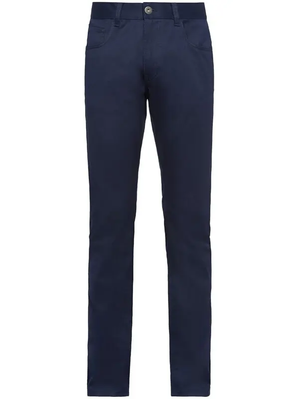 Prada Mid-rise Tapered Jeans - Blue