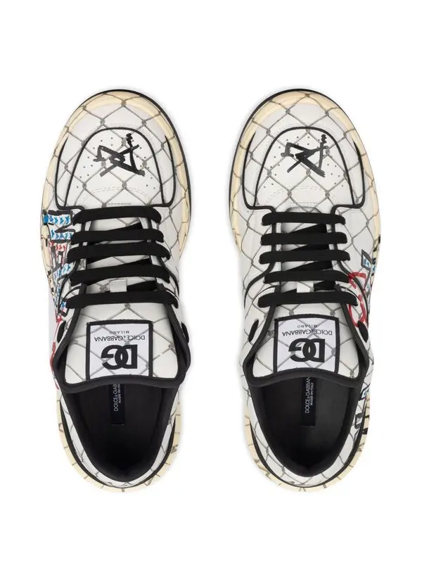 Dolce & Gabbana Roma Low-top Sneakers - White