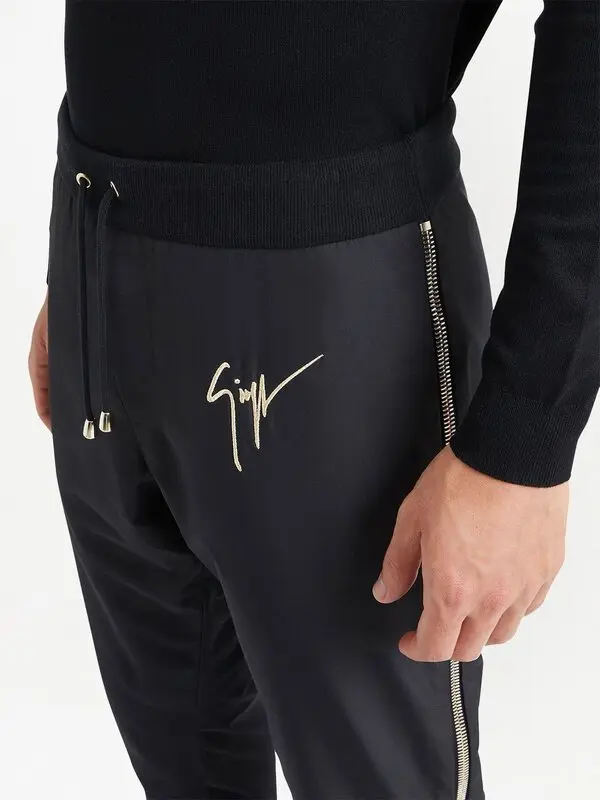 GIUSEPPE ZANOTTI Logo-print Track Pants
