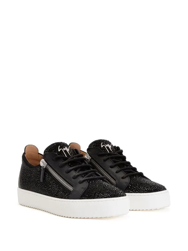 GIUSEPPE ZANOTTI Frankie Rhinestone Embellished Sneakers
