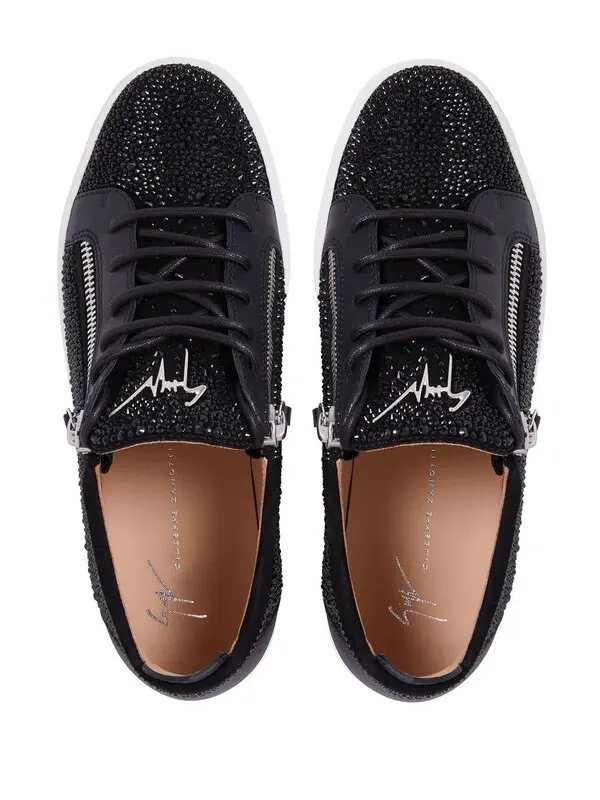 GIUSEPPE ZANOTTI Frankie Rhinestone Embellished Sneakers