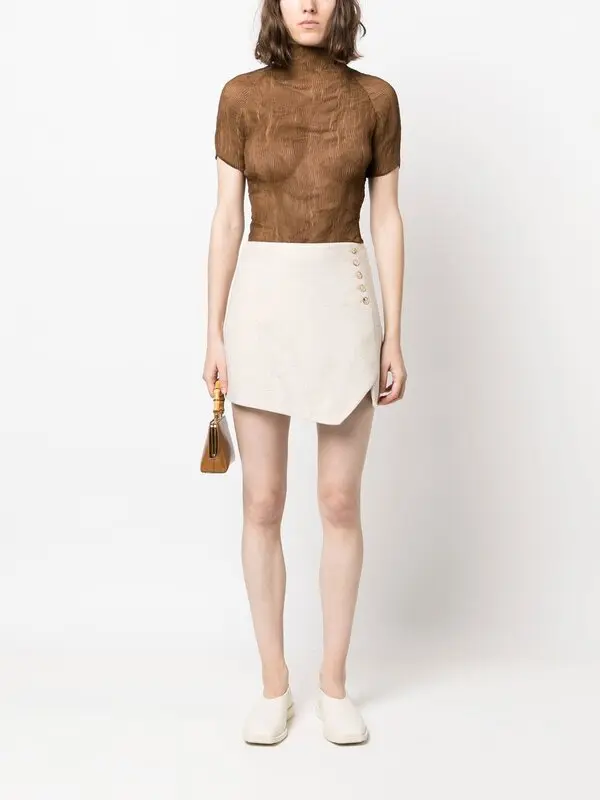 THE GARMENT Curved-hem Mini Skirt