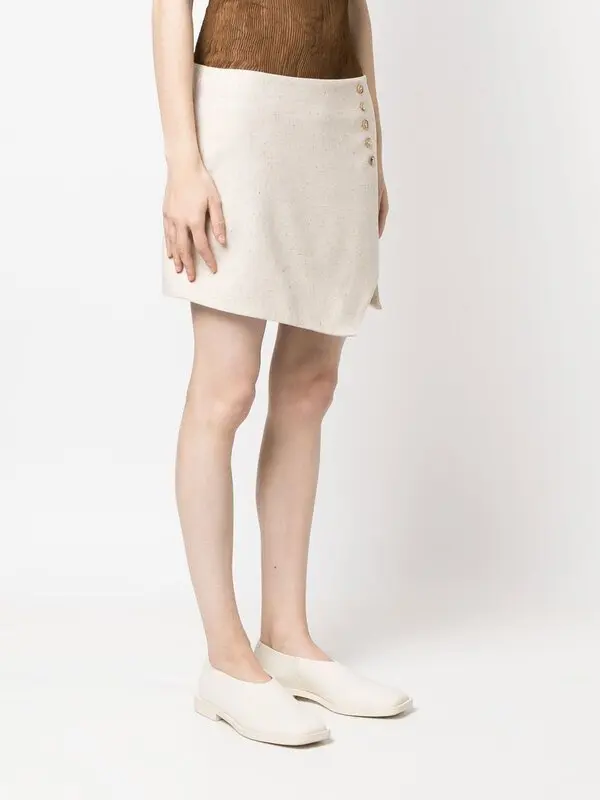 THE GARMENT Curved-hem Mini Skirt