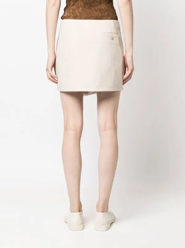THE GARMENT Curved-hem Mini Skirt