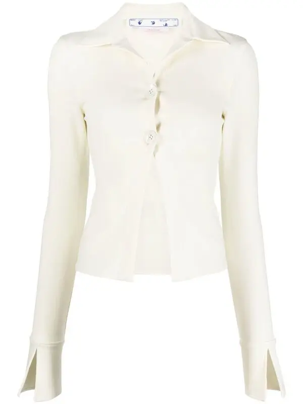 Off-White Long-sleeved Shirt