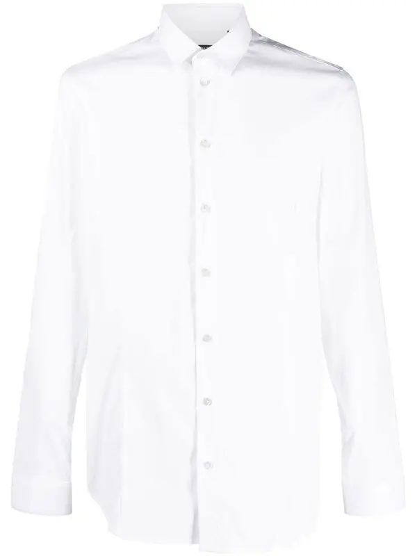Patrizia Pepe Slim-cut Long-sleeve Shirt - White