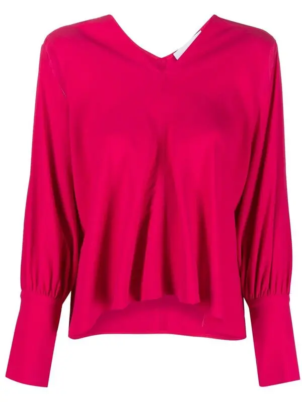 Erika Cavallini V-neck Blouse - Pink