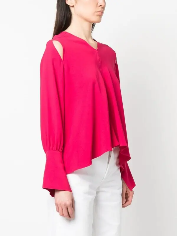 Erika Cavallini V-neck Blouse - Pink