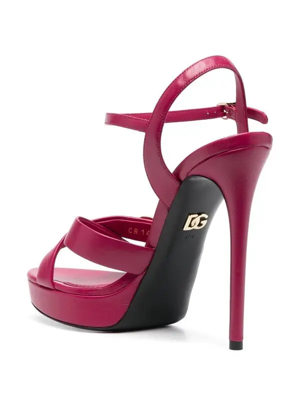 Dolce & Gabbana Logo-plaque Platform Sandals