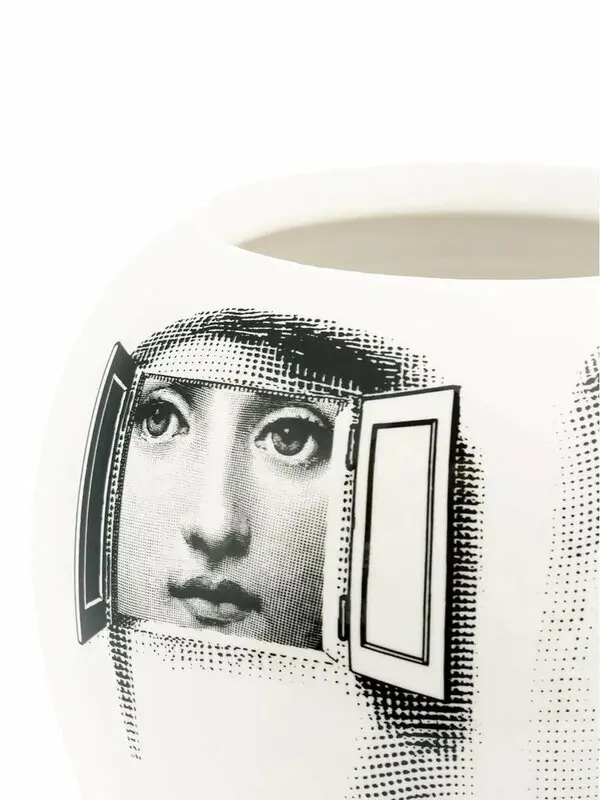 FORNASETTI Lip Print Vase
