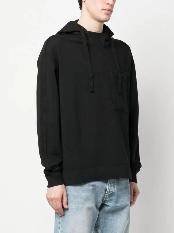 TEN C Patch-pocket Detail Hoodie