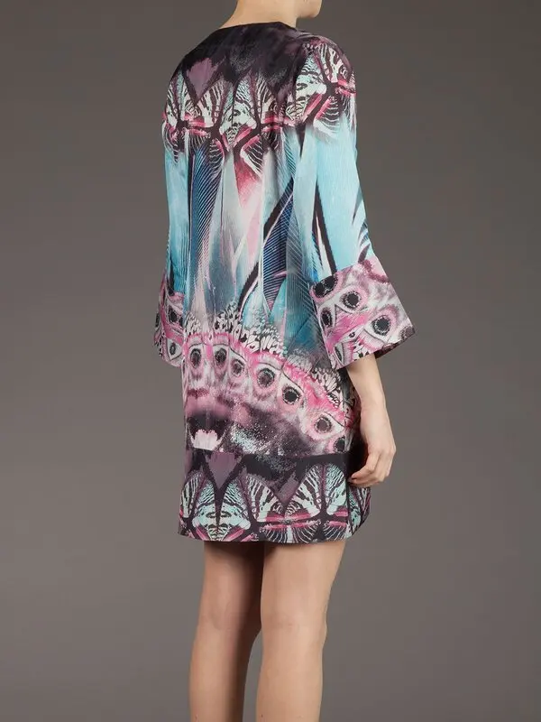 VICEDOMINI Printed Tunic Dress