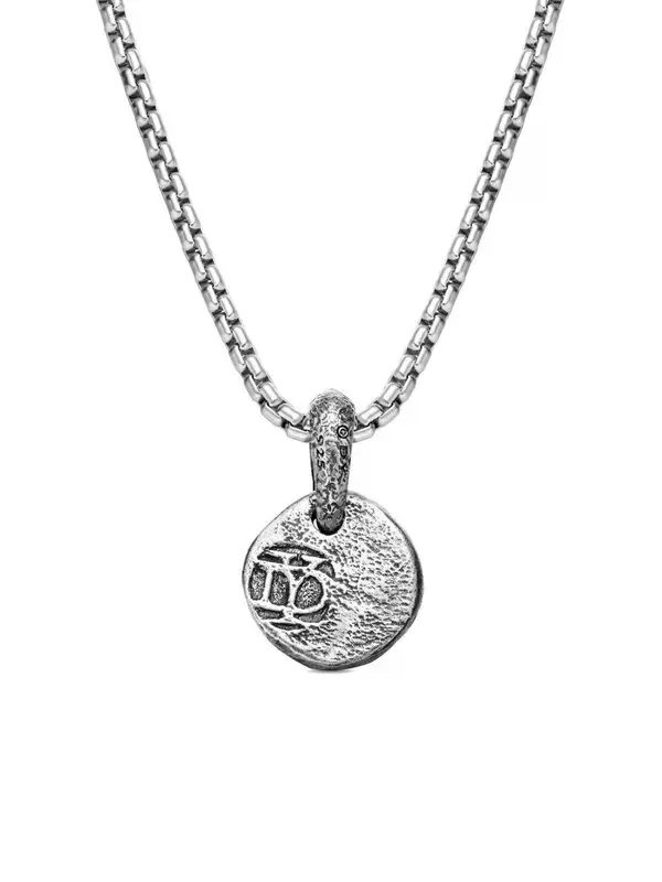 David Yurman Sterling Shipwreck Coin Amulet - Silver