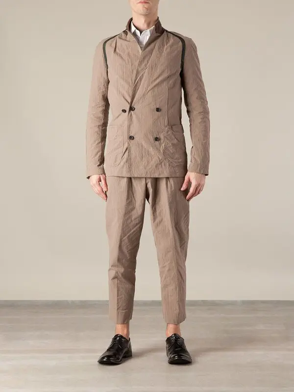Kolor Double-breasted Pinstripe Blazer
