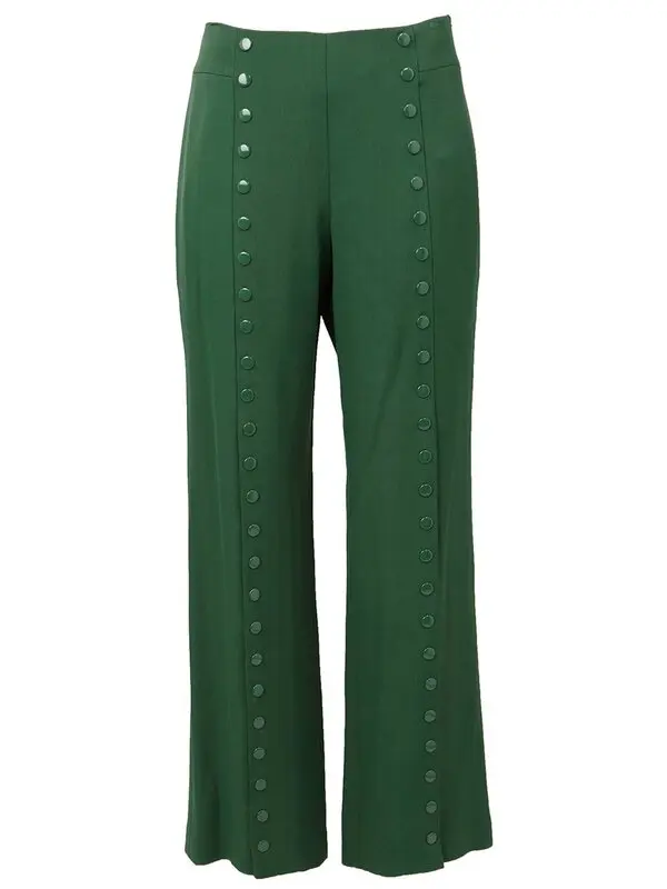 Rosie Assoulin Studded Wide Leg Trousers
