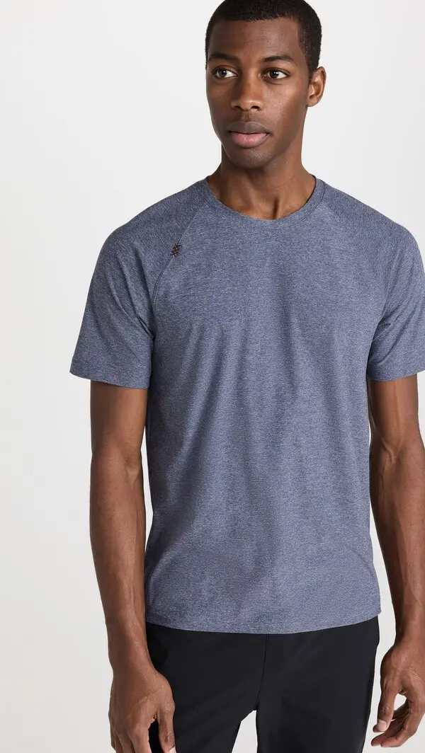 RHONE Reign Short Sleeve Tee - Midnight Heather