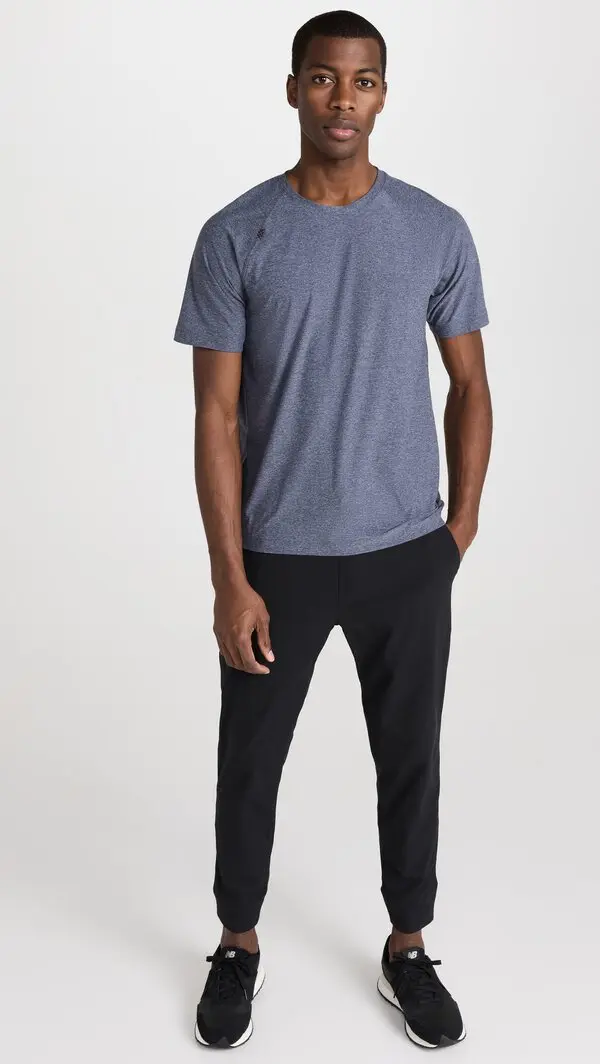 RHONE Reign Short Sleeve Tee - Midnight Heather