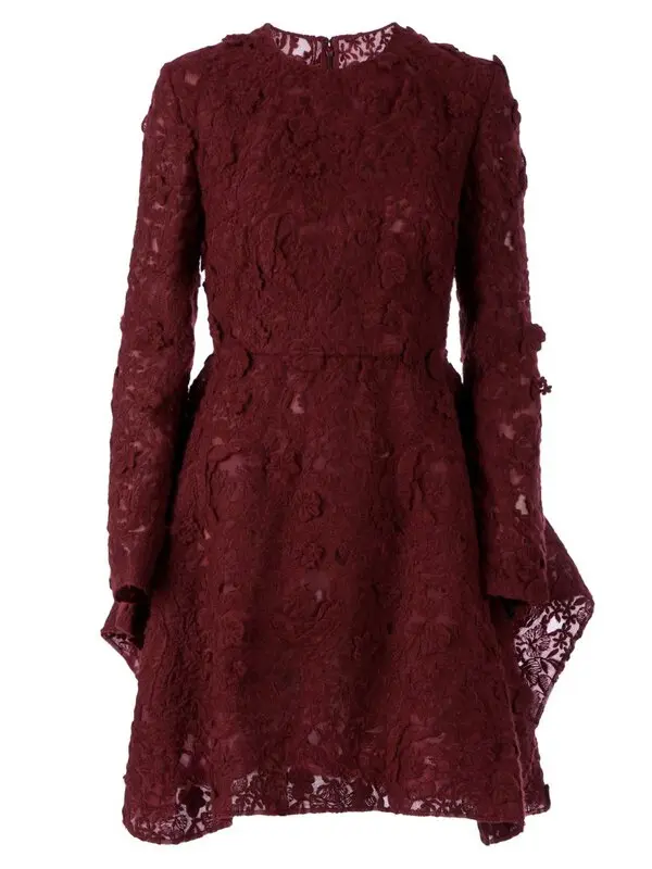 Giambattista Valli Lace Embroidery Dress