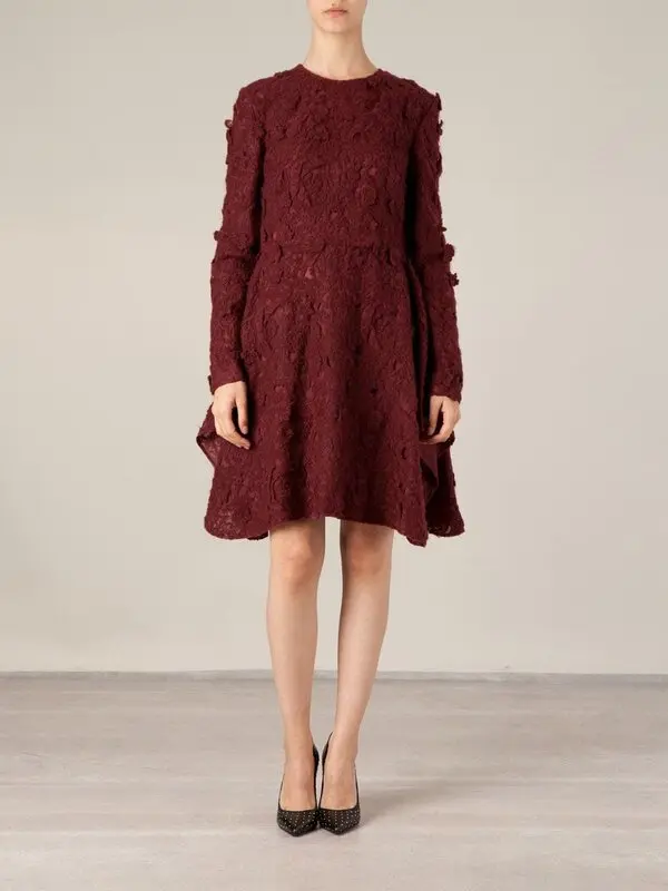 Giambattista Valli Lace Embroidery Dress