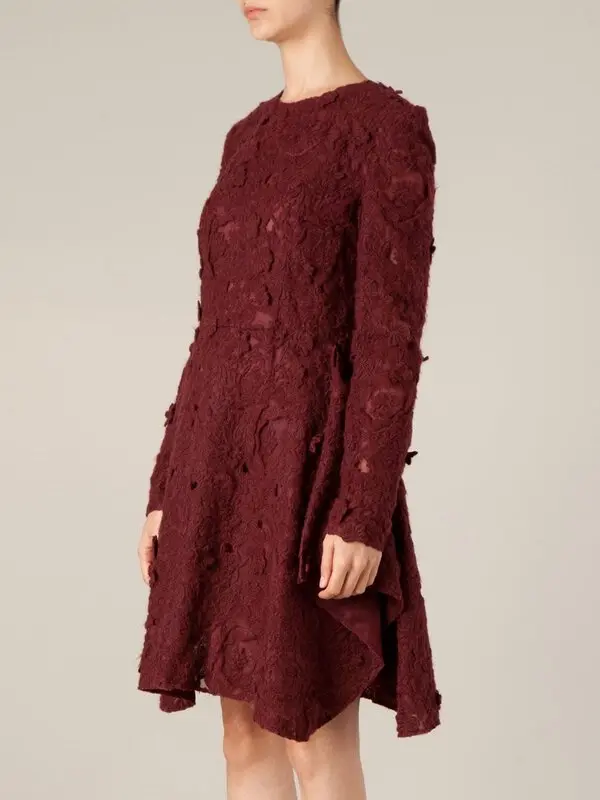 Giambattista Valli Lace Embroidery Dress