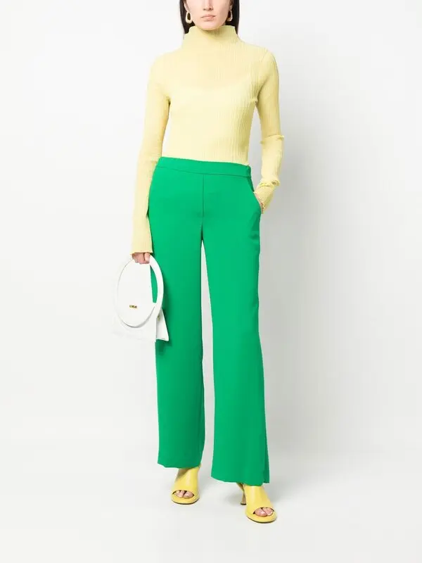 P.a.r.o.s.h Straight-leg Trousers - Green