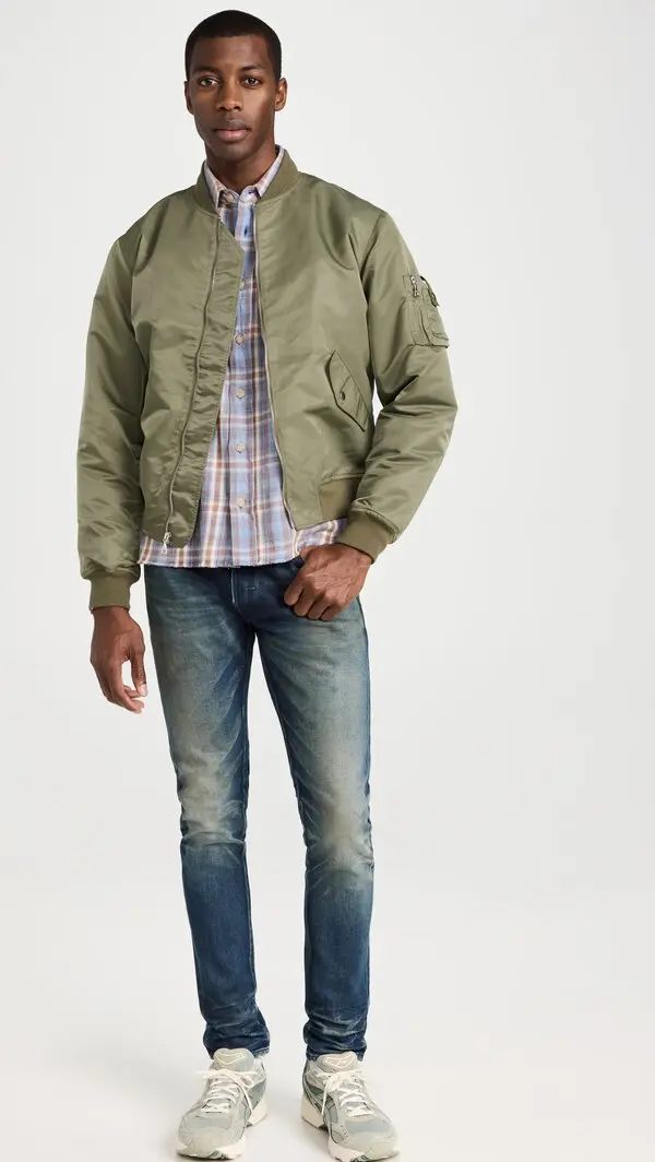 John Elliott Bogota Bomber Ii Jacket - Olive