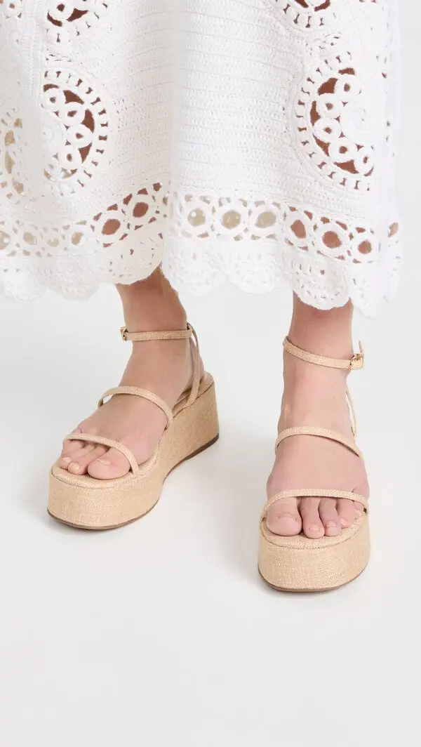 Larroude Gio Flatform Sandals