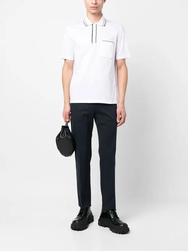 Dolce & Gabbana Tailored Trousers With Logo Tag