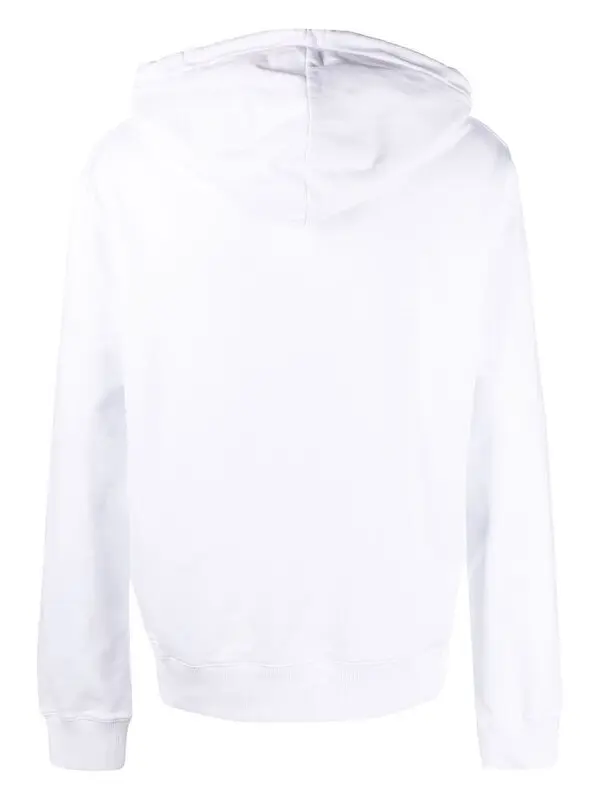 LANVIN Embroidered Logo Hoodie - White