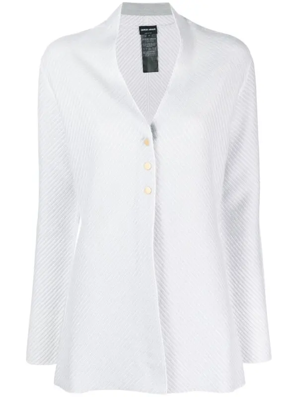 Giorgio Armani Three-button Fine Knit Cardigan