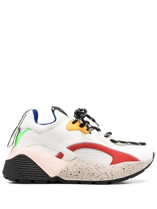 Stella McCartney Eclypse Color-block Sneakers - White