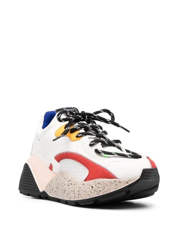 Stella McCartney Eclypse Color-block Sneakers - White