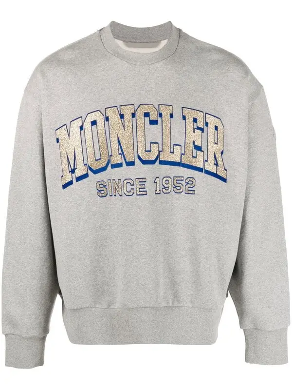 Moncler Logo-print Crew-neck Jumper