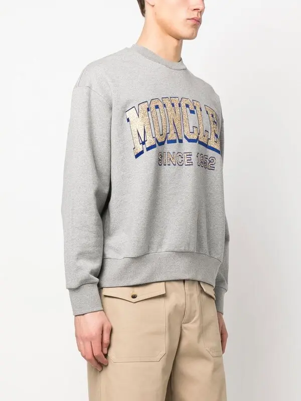 Moncler Logo-print Crew-neck Jumper