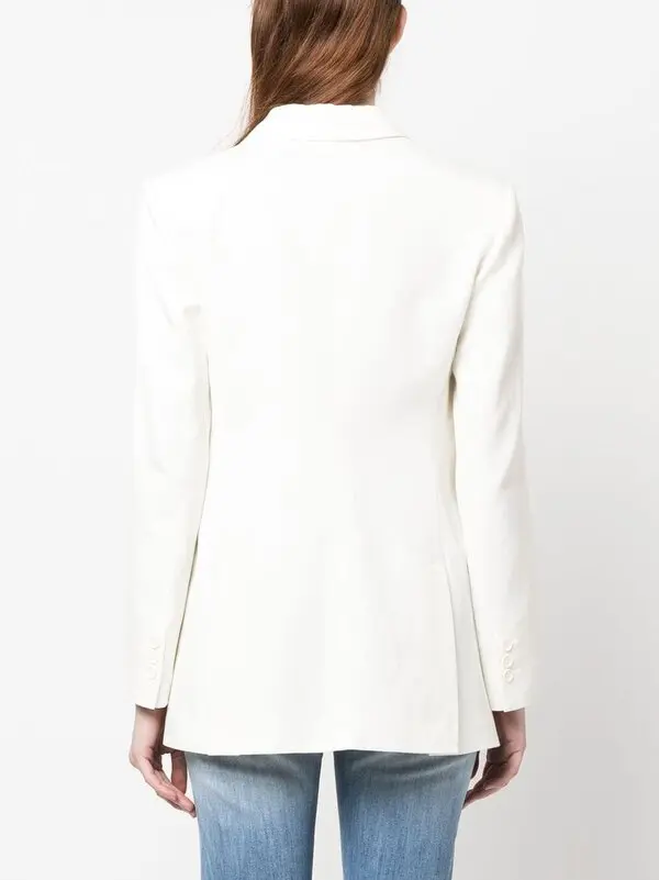 P.a.r.o.s.h Double-breasted Blazer - White