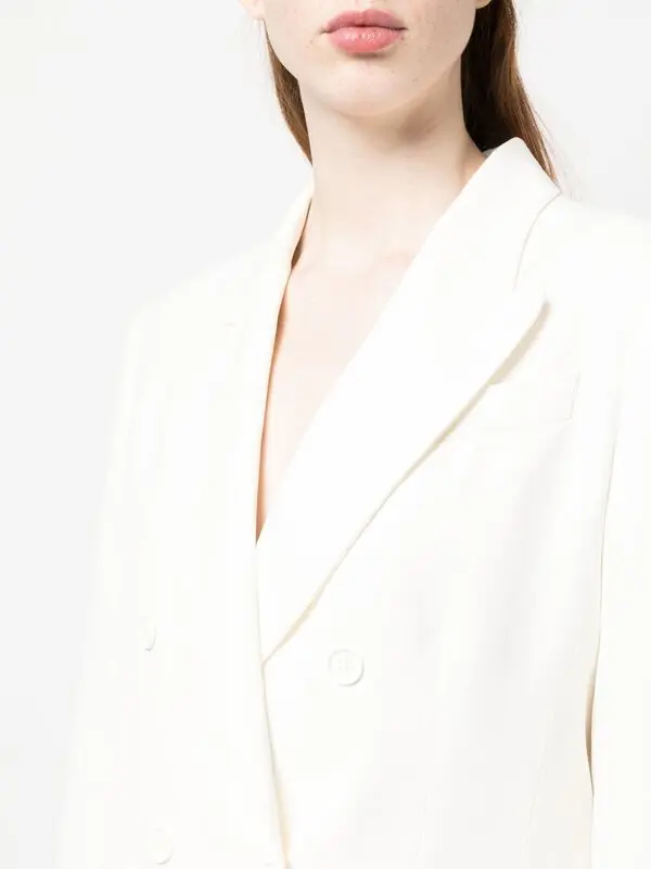 P.a.r.o.s.h Double-breasted Blazer - White