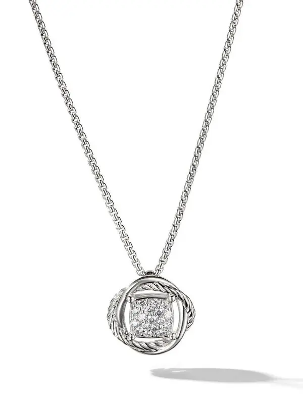 David Yurman Sterling Pendant Necklace