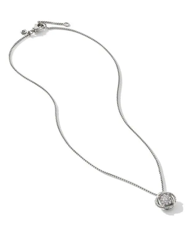 David Yurman Sterling Pendant Necklace