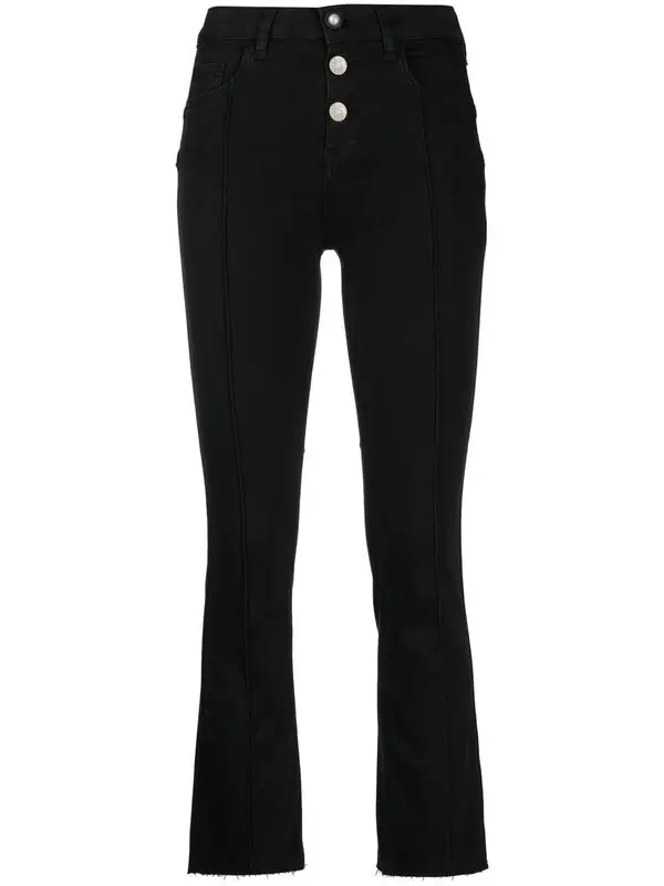 Liu Jo Cotton/modal Blend Cropped Jeans