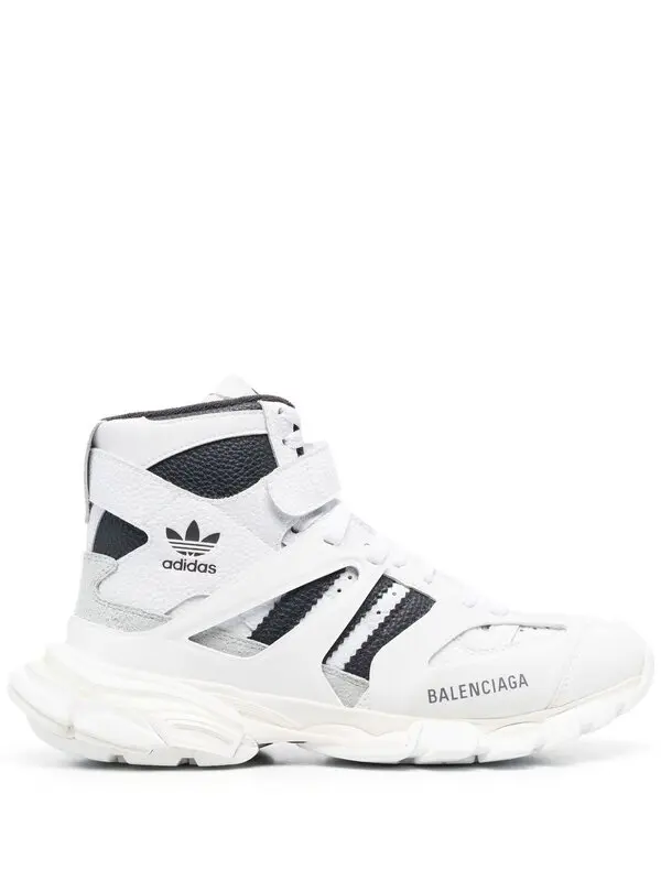 Balenciaga X Adidas Track Forum Sneakers - White | Editorialist display picture 2
