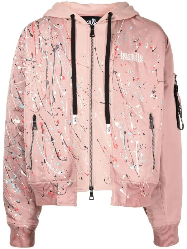 HACULLA. Graphic-print Hooded Bomber Jacket