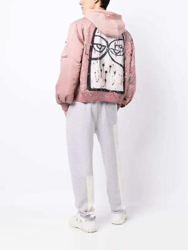 HACULLA. Graphic-print Hooded Bomber Jacket