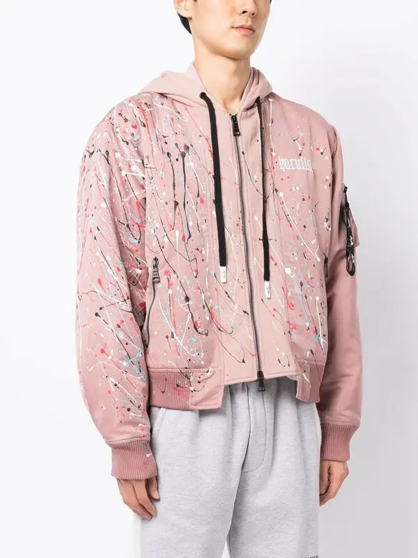 HACULLA. Graphic-print Hooded Bomber Jacket