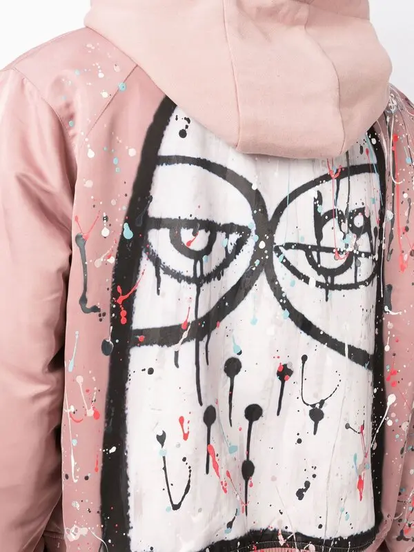 HACULLA. Graphic-print Hooded Bomber Jacket