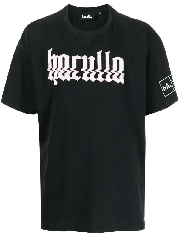 HACULLA. Glitched Logo-print T-shirt