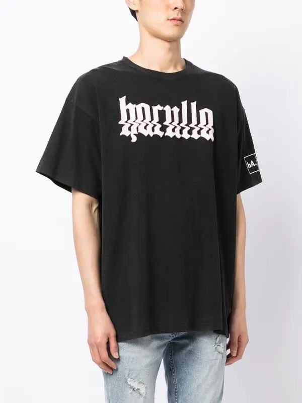 HACULLA. Glitched Logo-print T-shirt