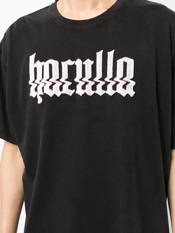 HACULLA. Glitched Logo-print T-shirt