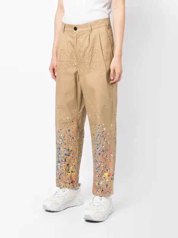 HACULLA. Paint-splatter Trousers