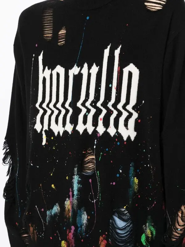 HACULLA. Glitched Logo Jumper